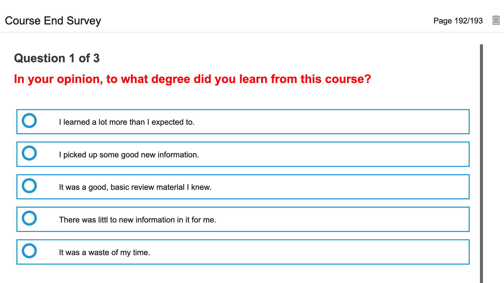 Aviation Training Feedback Surveys - ASCENT by Aerostudies