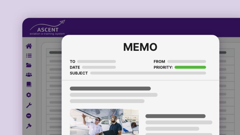 Aviation LMS Features & Functions - ASCENT by Aerostudies